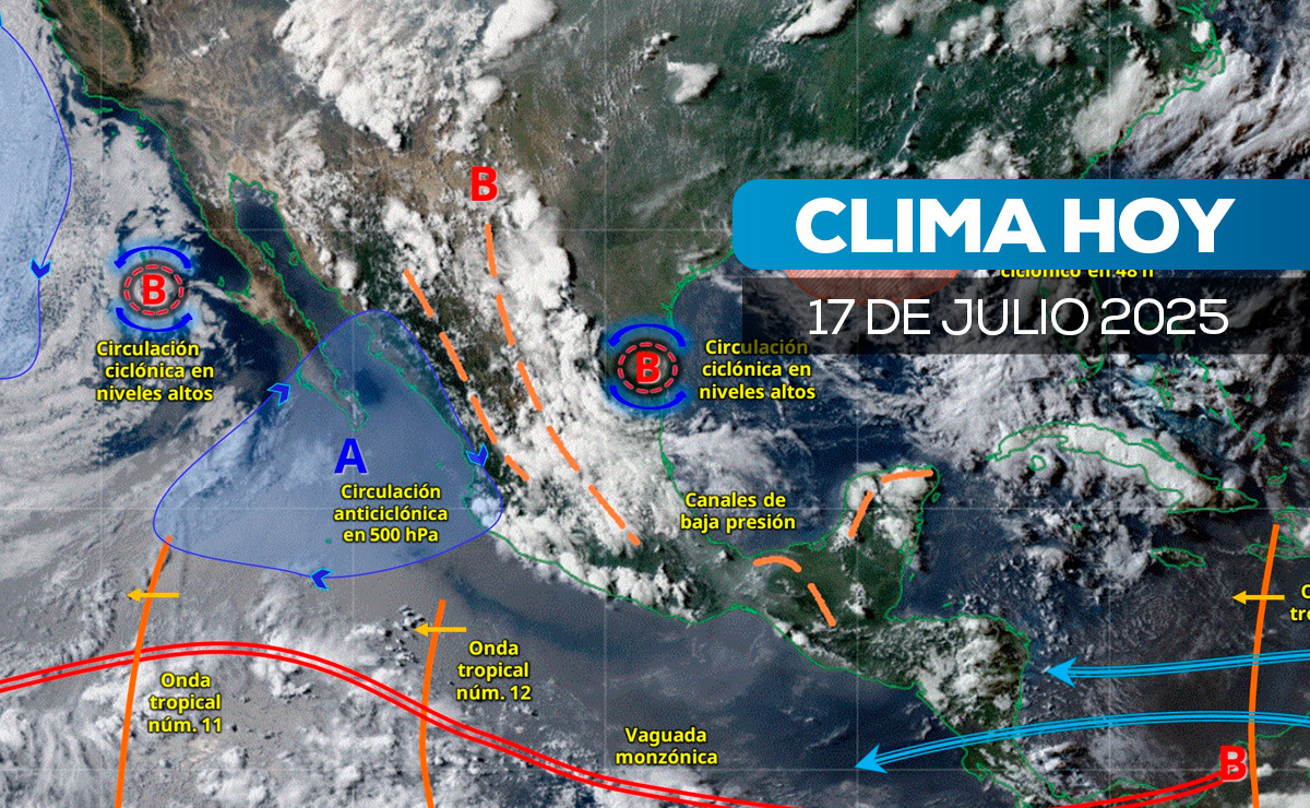 Mapa De Clima De Mexico Pronóstico Del Clima En México Para Lunes 6