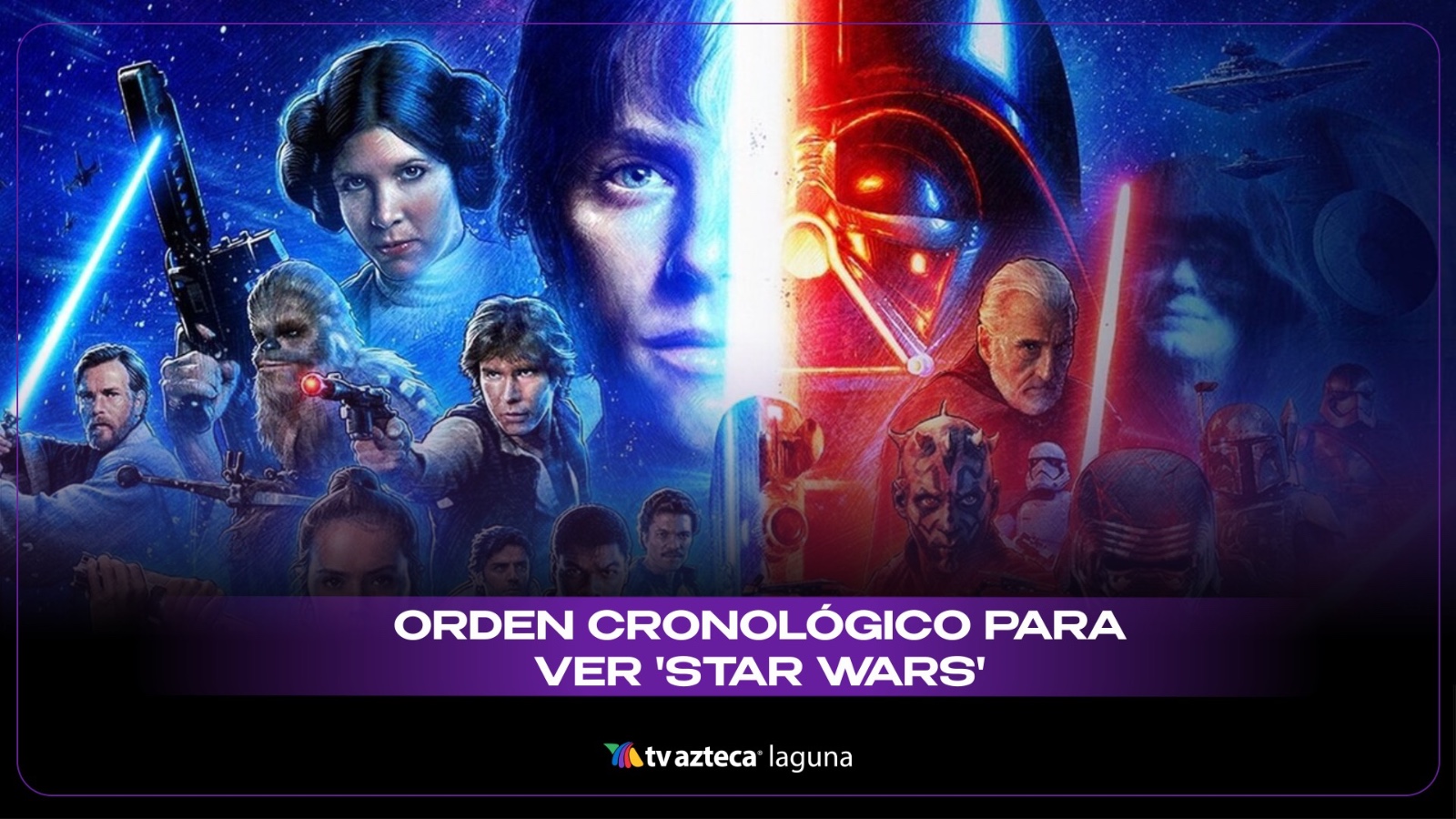 Cuál es el orden cronológico para ver películas y series Star Wars 2025