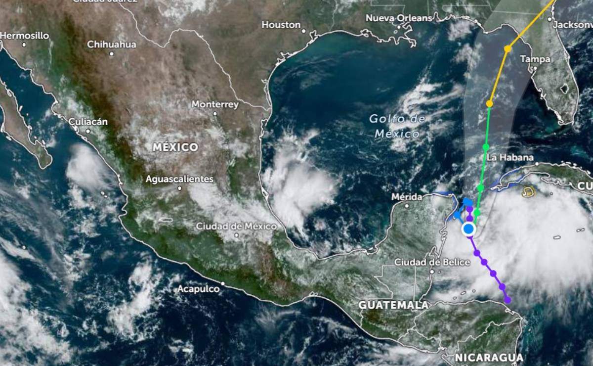 Ver EN VIVO la trayectoria de la Tormenta Tropical Idalia