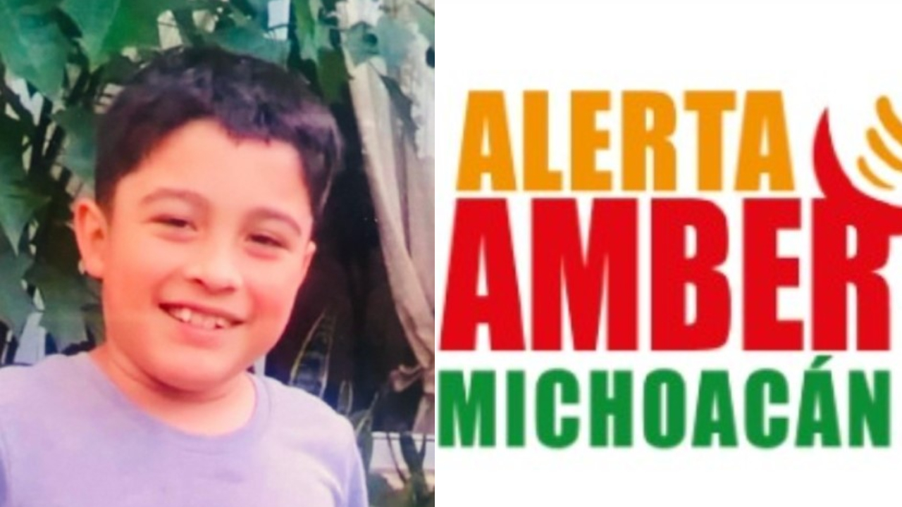 ALERTA AMBER Michoacán: Sigue la búsqueda del menor Michael Ángel
