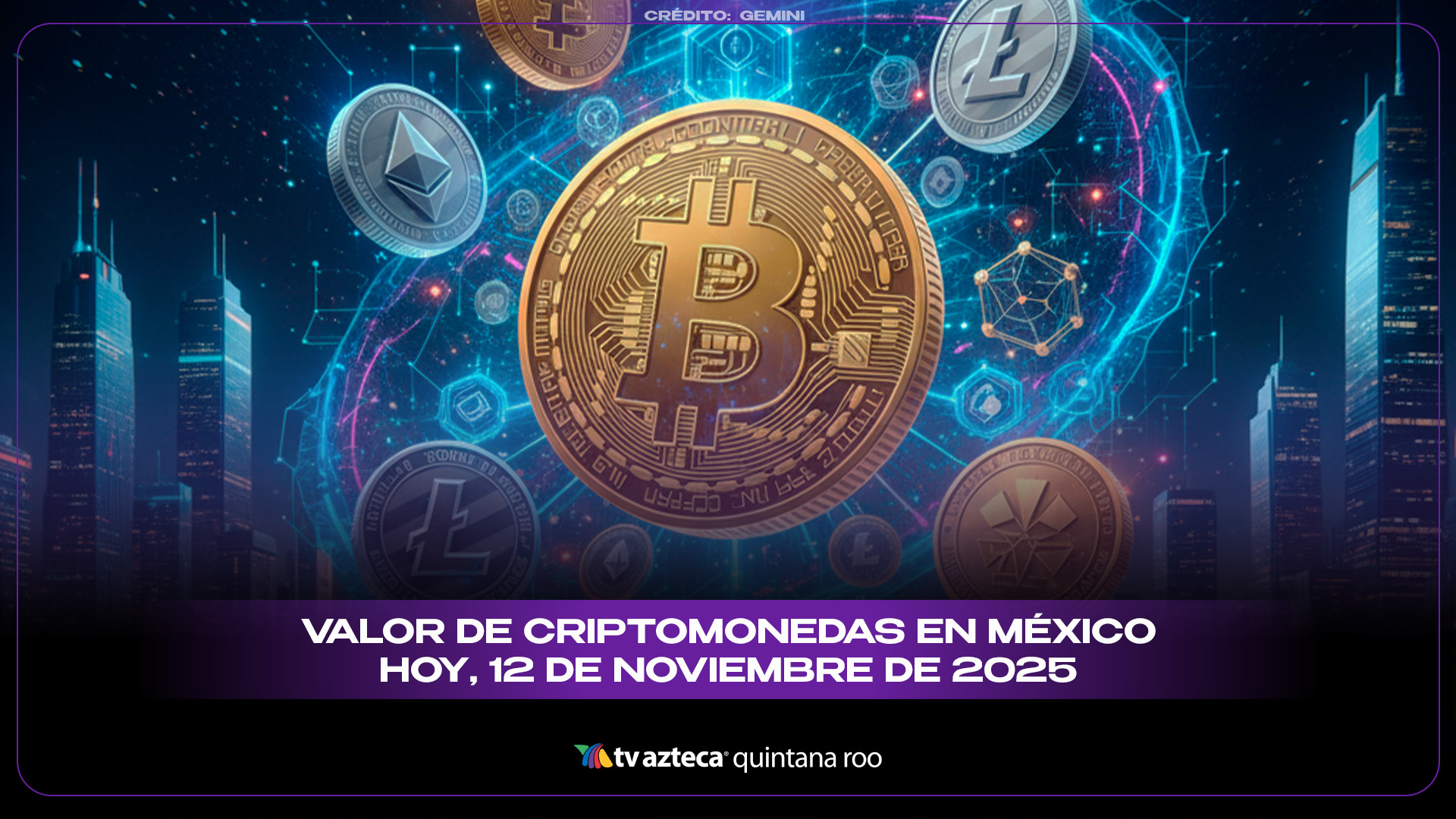 Precio de criptomonedas en México hoy 12 de noviembre de 2025: valor ...