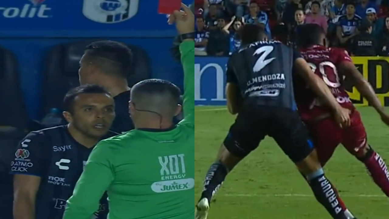 Querétaro vs Atlas se hace viral expulsión por piquete en trasero