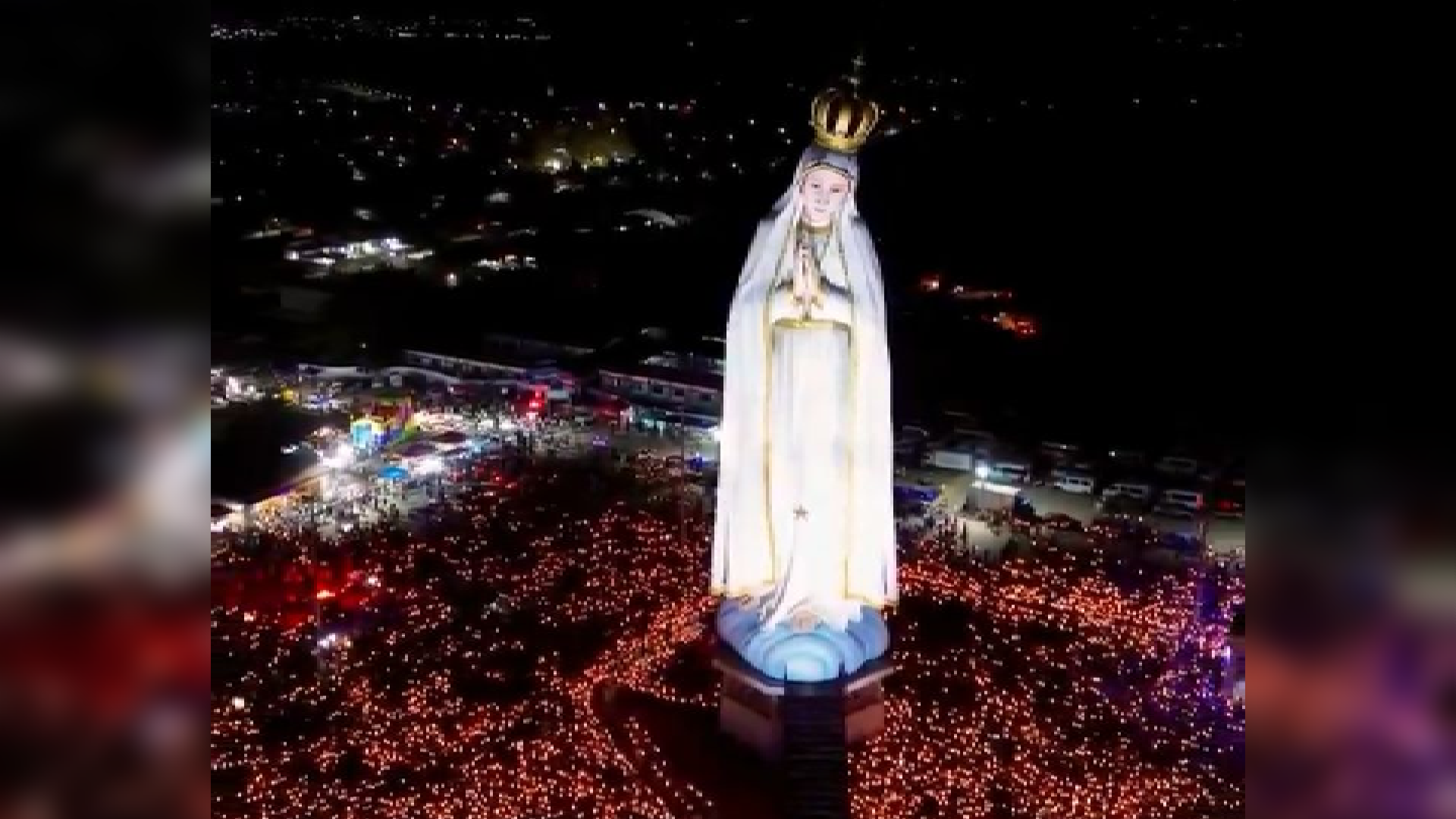 Estatua de la Virgen de Fátima en Brasil mide 54 metros y es más alta que el Cristo Redentor