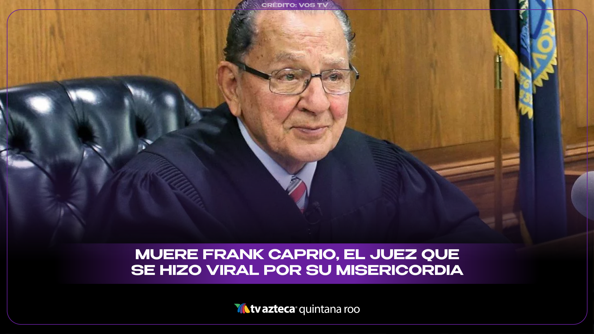 Muere Frank Caprio, el juez que se hizo viral por su misericordia