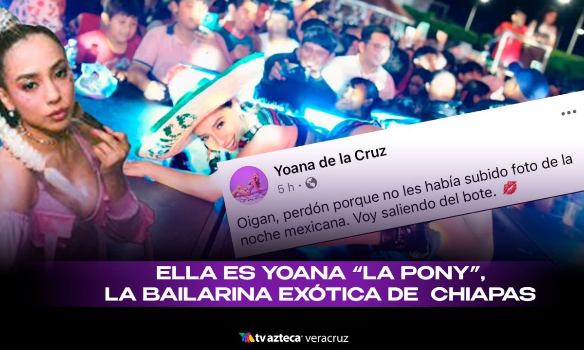 ¿Quién es "La Pony", bailarina exótica que bailó con la bandera de México?