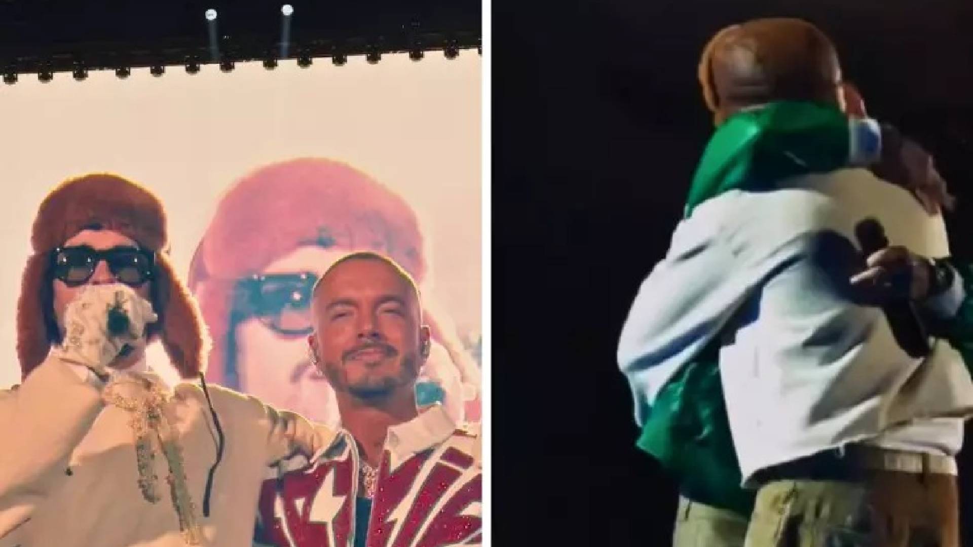 Reconciliación de Bad Bunny y J Balvin: Video del momento