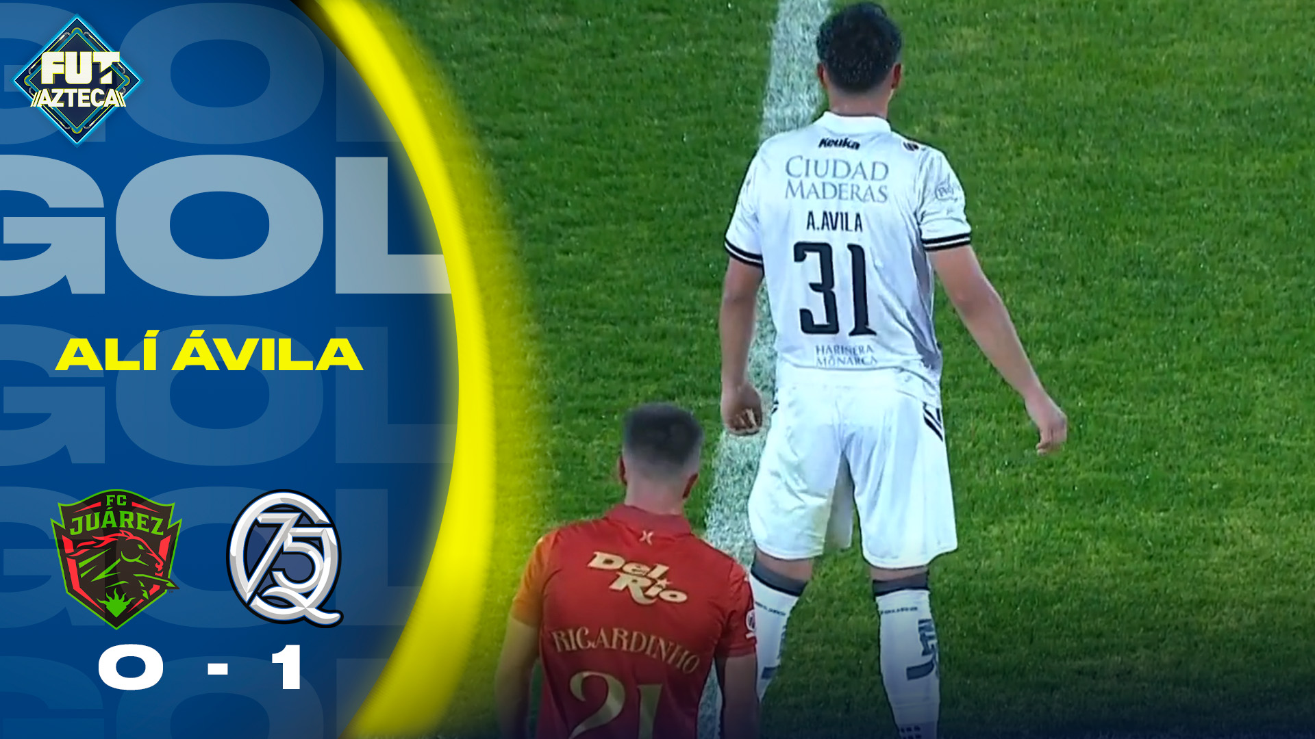 ¡GOL de Alí Ávila! | Juárez 0 - 1 Querétaro | Jornada 17 | Liga MX ...