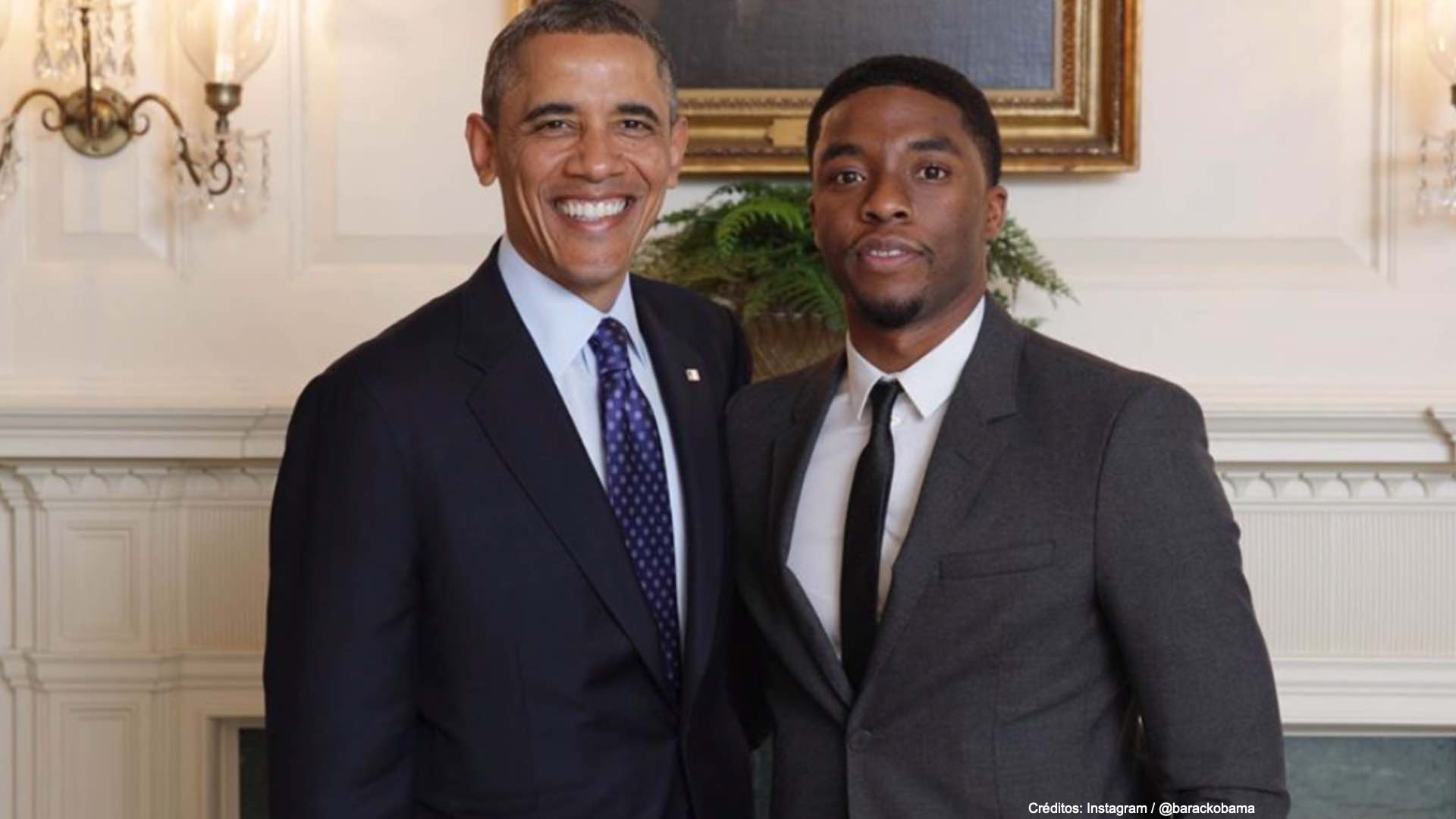 Barack Obama lamenta fallecimiento de actor Chadwick Boseman