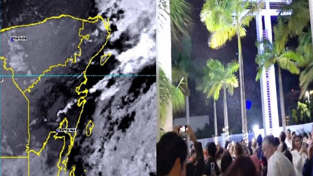 ¿Frente frío provocó nieve en Cancún? Aquí los detalles