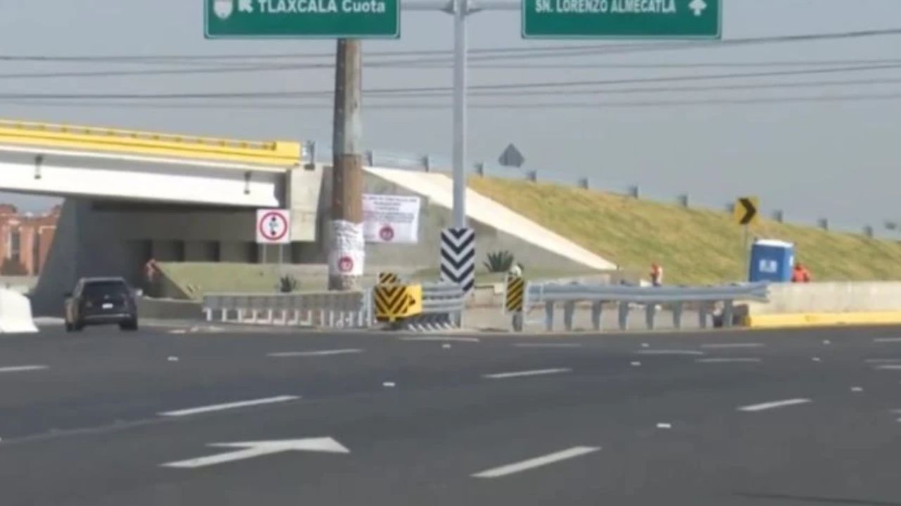 Nuevo distribuidor vial reduce tráfico en el Periférico Ecológico de Puebla