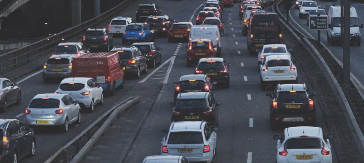 Tráfico en la autopista México-Querétaro 5 de septiembre 2025