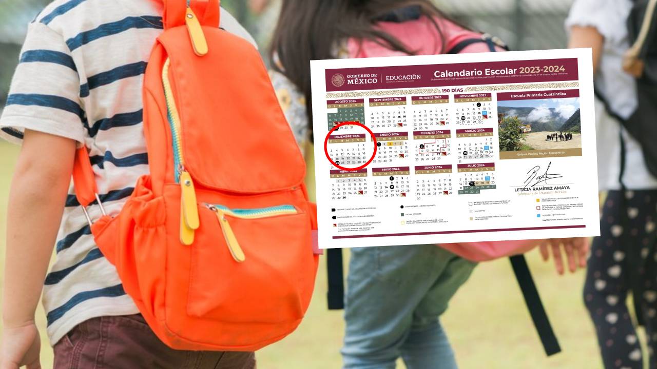 Vacaciones de invierno 2023: Cuándo salen los alumnos de la SEP y cuándo regresan en el 2024