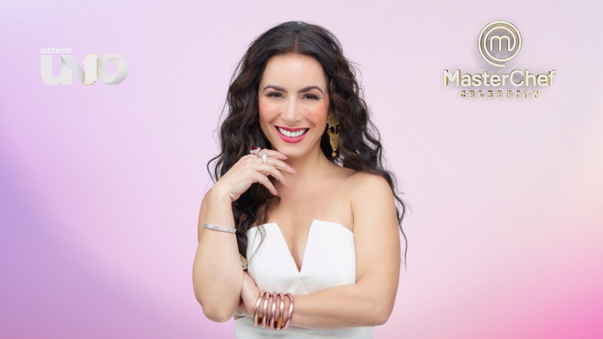 Conductora, Claudia Lizaldi en MasterChef Celebrity 2024