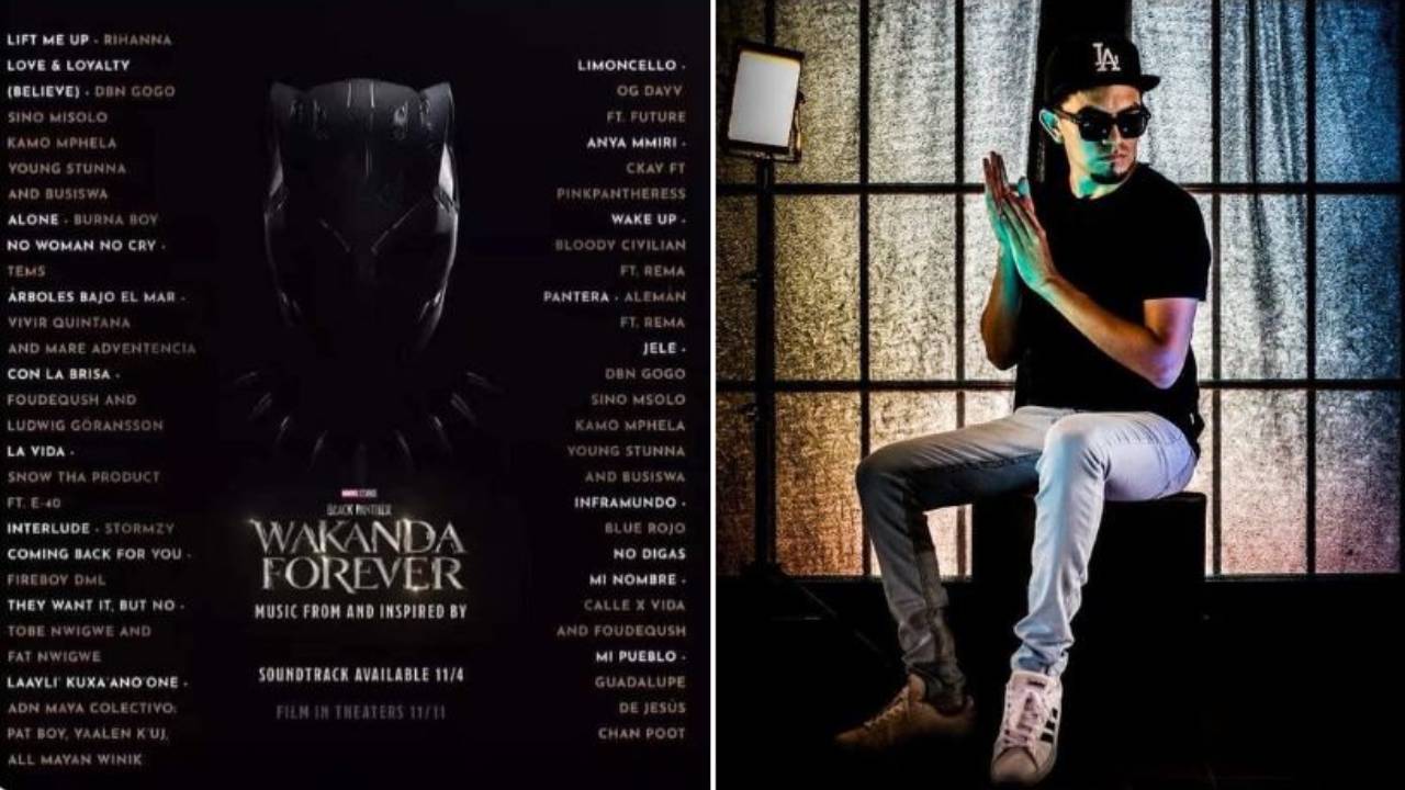 Raperos mayas destacan en soundtrack de "Wakanda Forever"