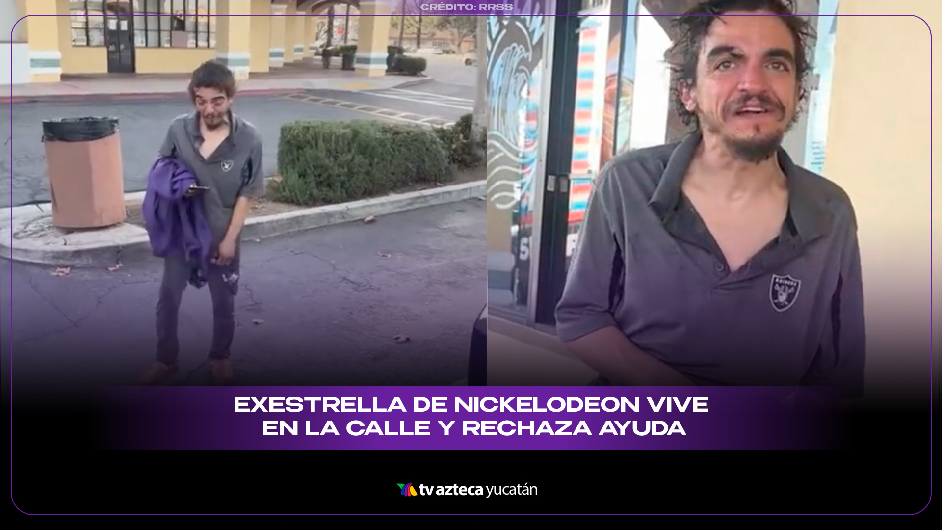 Tylor Chase, exestrella de Nickelodeon, vive en la calle y rechaza ...