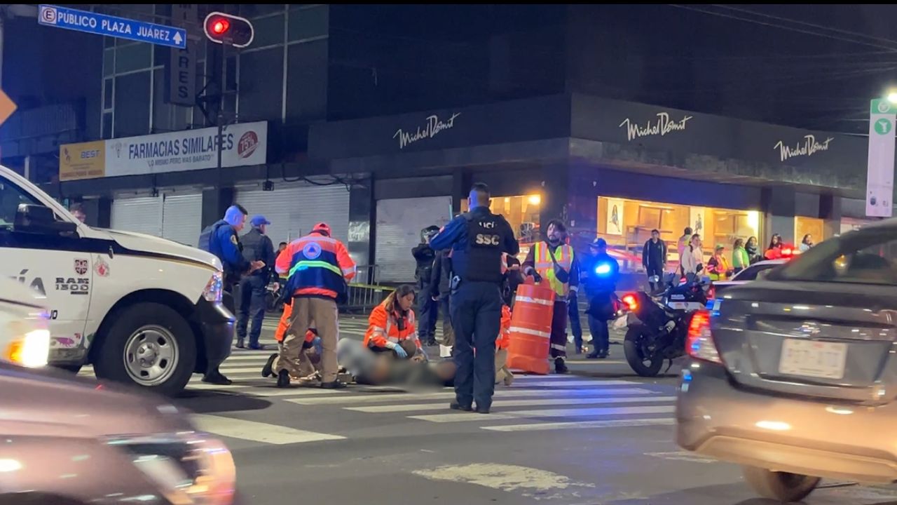 Accidente en Eje Central: Joven se lanza contra moto y le quita la vida en el Centro CDMX