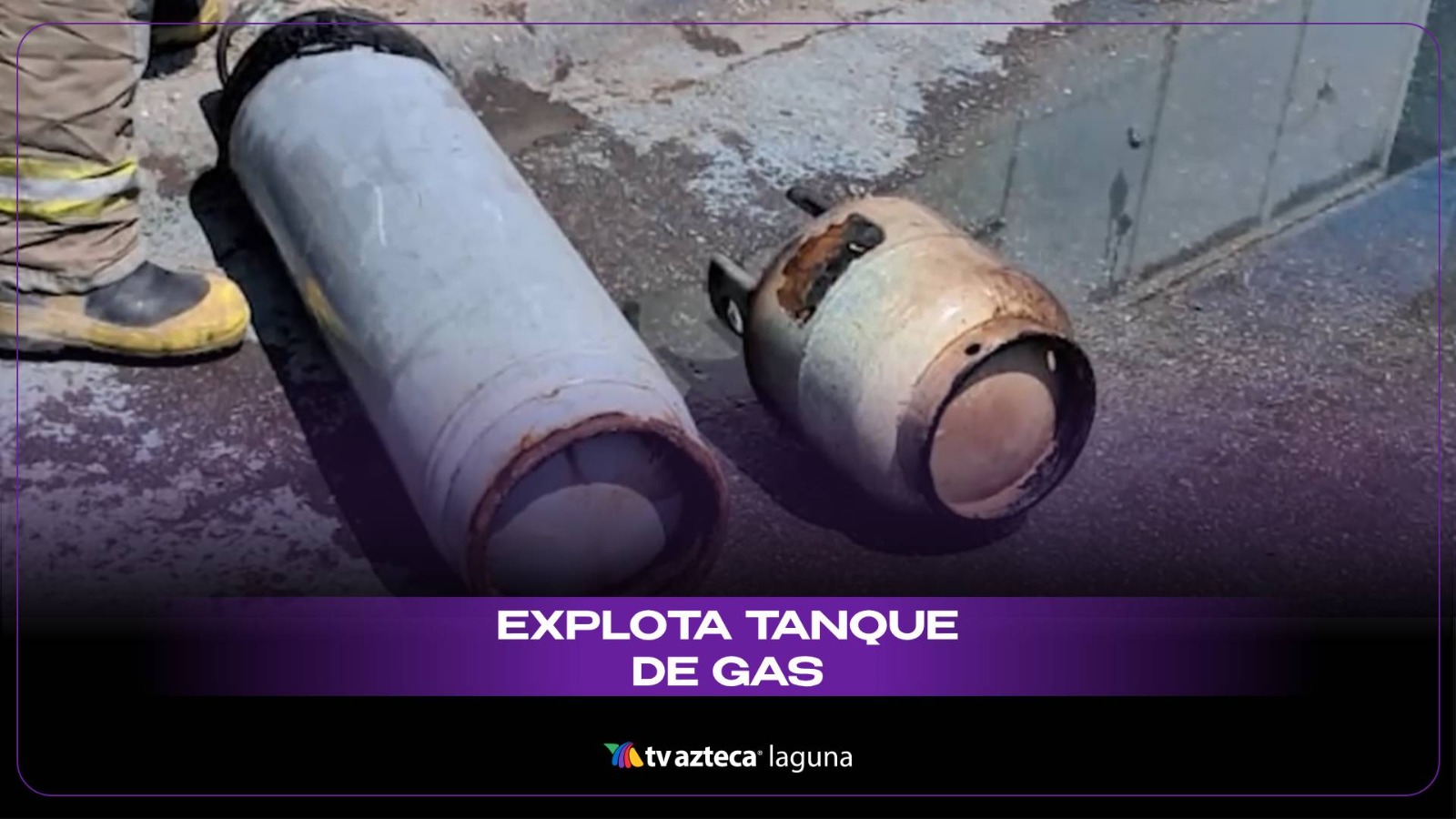Explosión de tanque de gas deja persona lesionada en Torreón