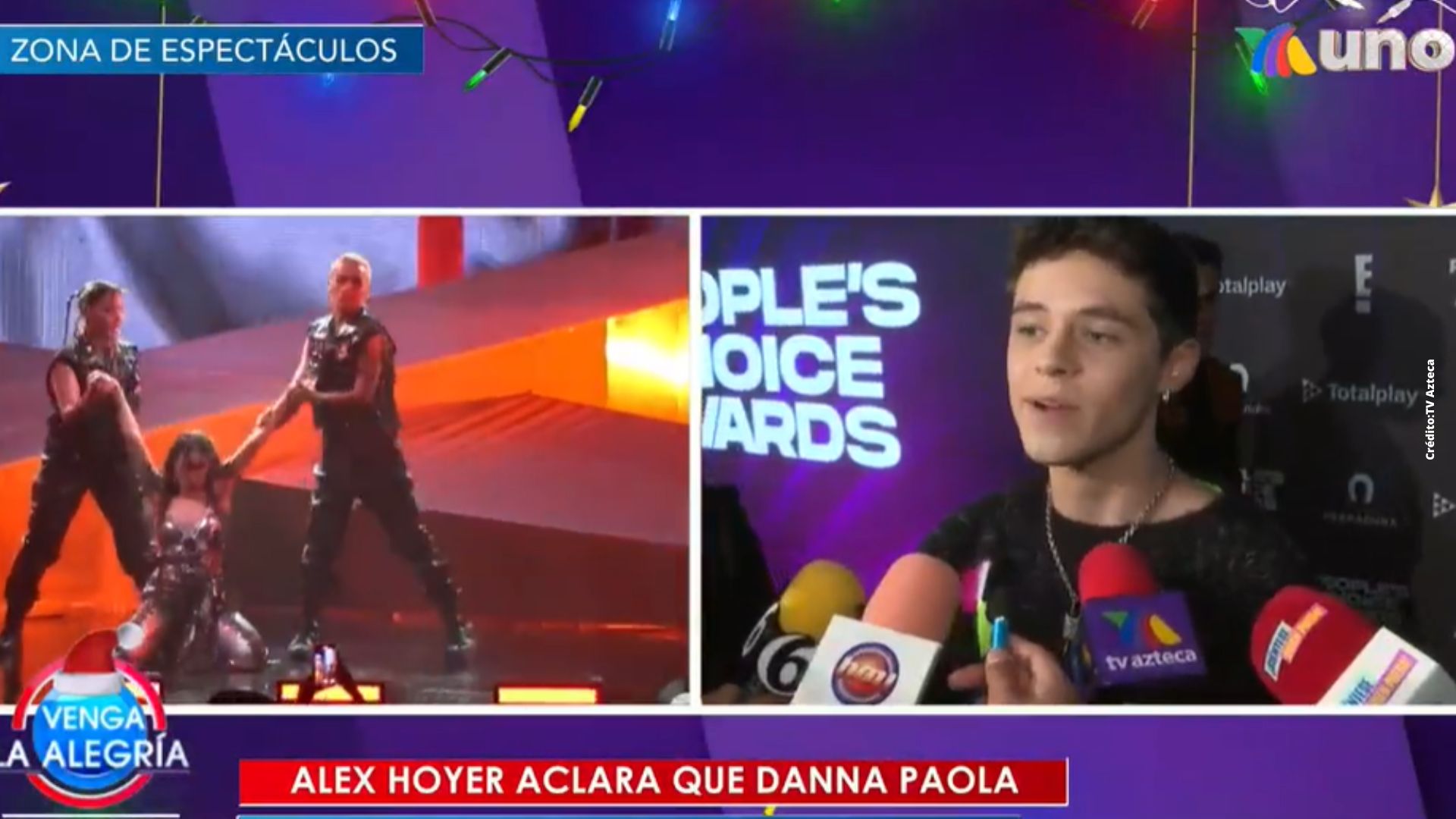 Alex Hoye habló de los accidentes de su novia Danna Paola