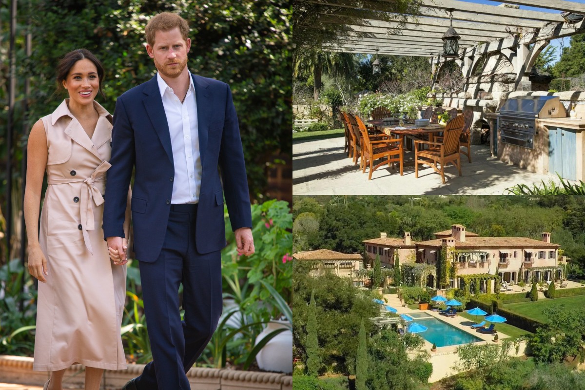 La mansión millonaria del príncipe Harry y Meghan Markle