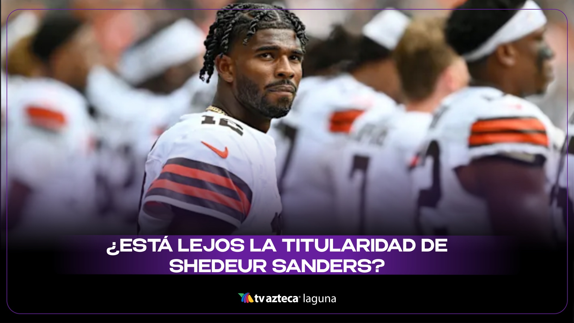 Shedeur Sanders con miedo de vivir bajo la sombra de Lamar Jackson
