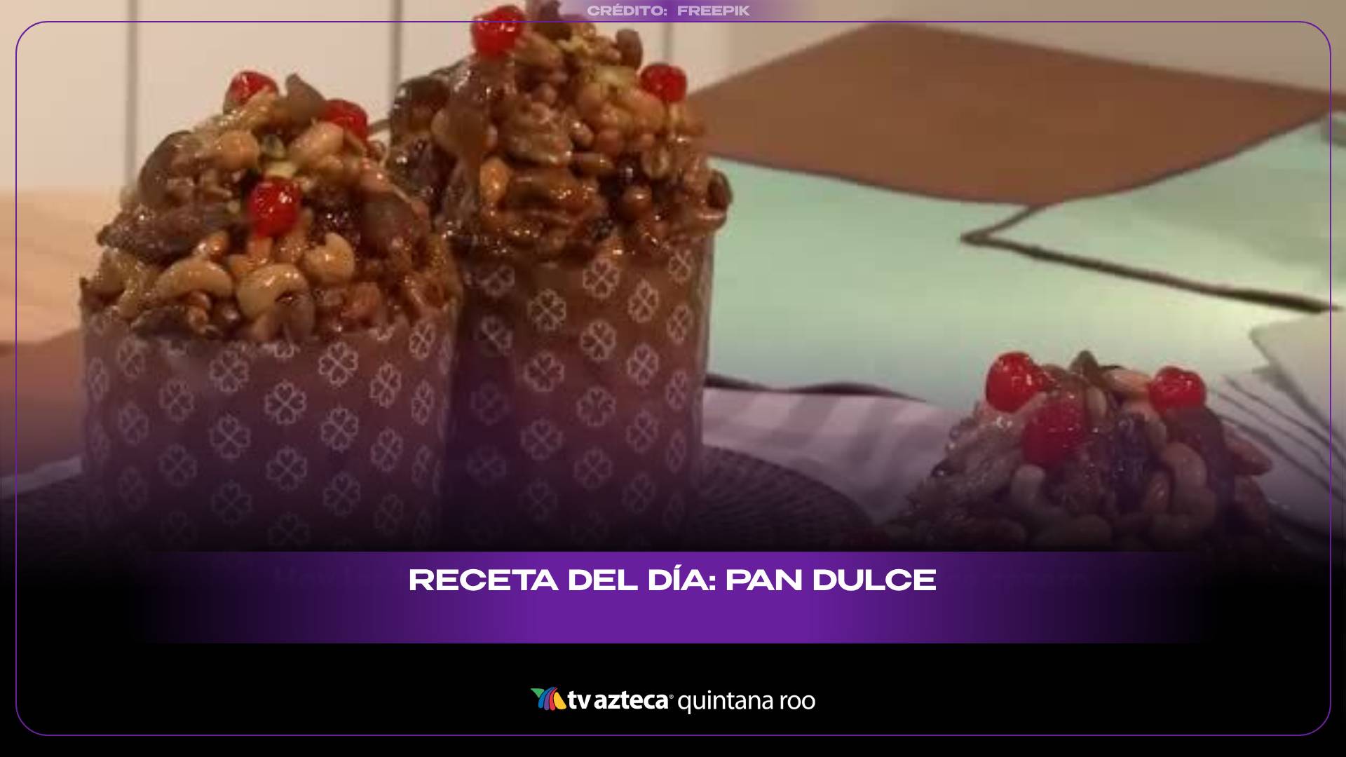 Receta del día: Aprende a cocinar un deliciosos pan dulce