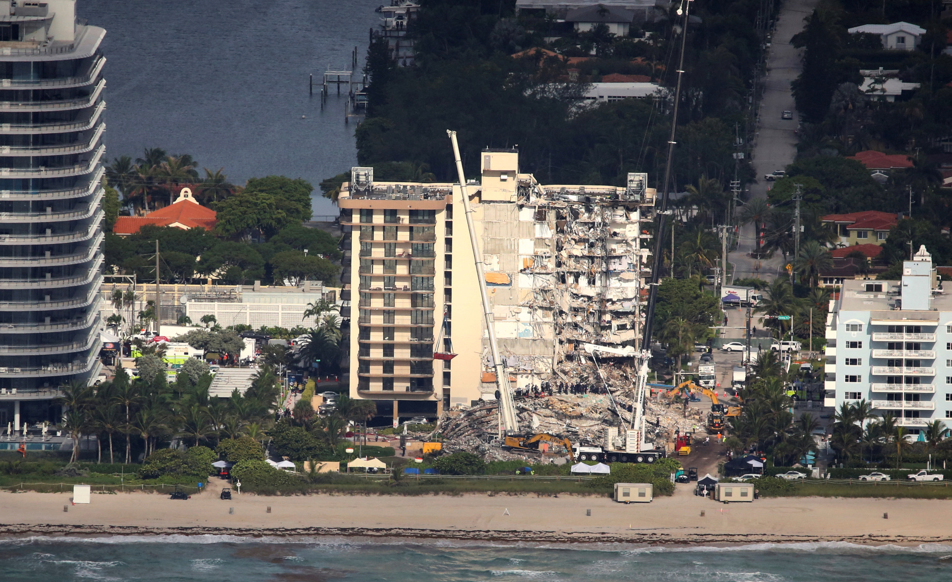 Ya son 9 los muertos por derrumbe de edificio en Miami