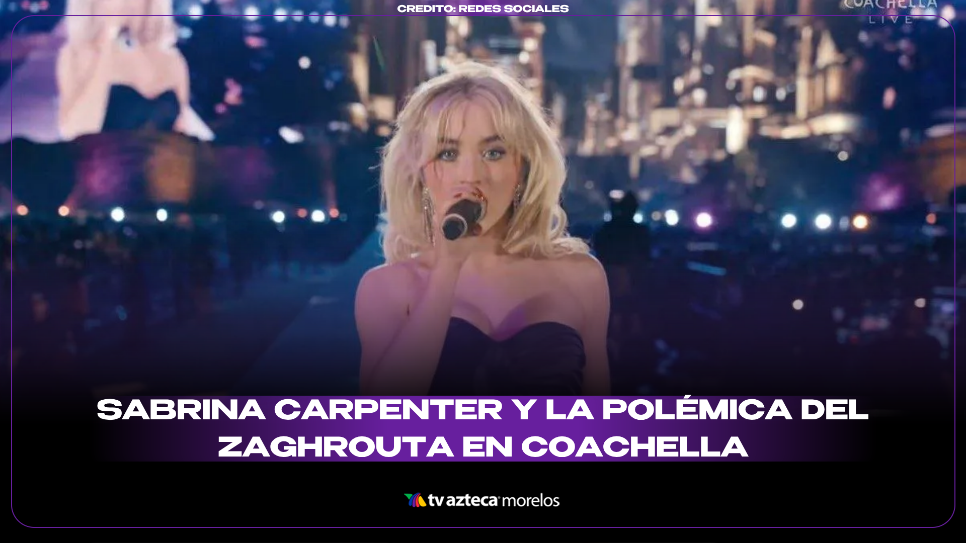 Sabrina Carpenter y la polémica del zaghrouta en Coachella 2026