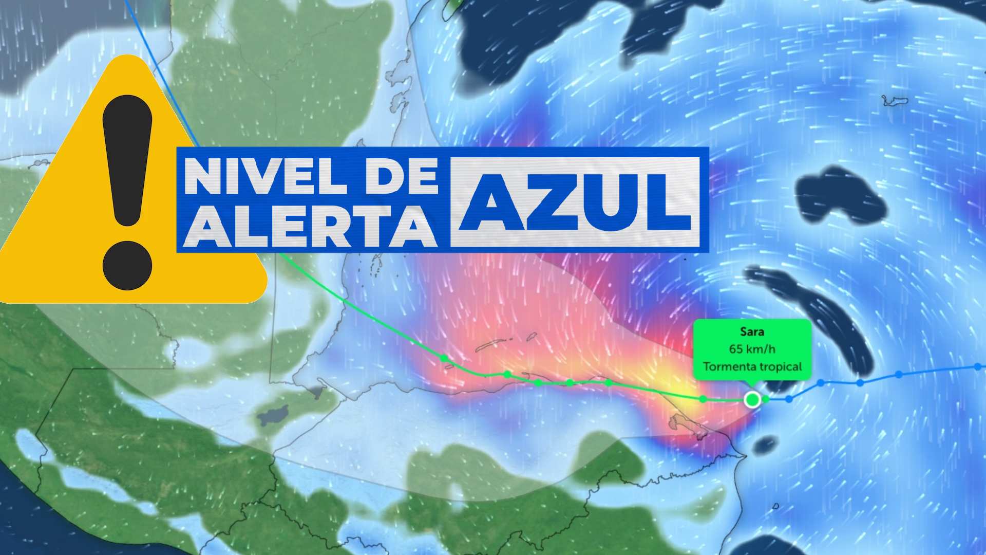 Tormenta tropical Sara en Quintana Roo: Emiten alerta azul en los municipios al sur de Quintana Roo