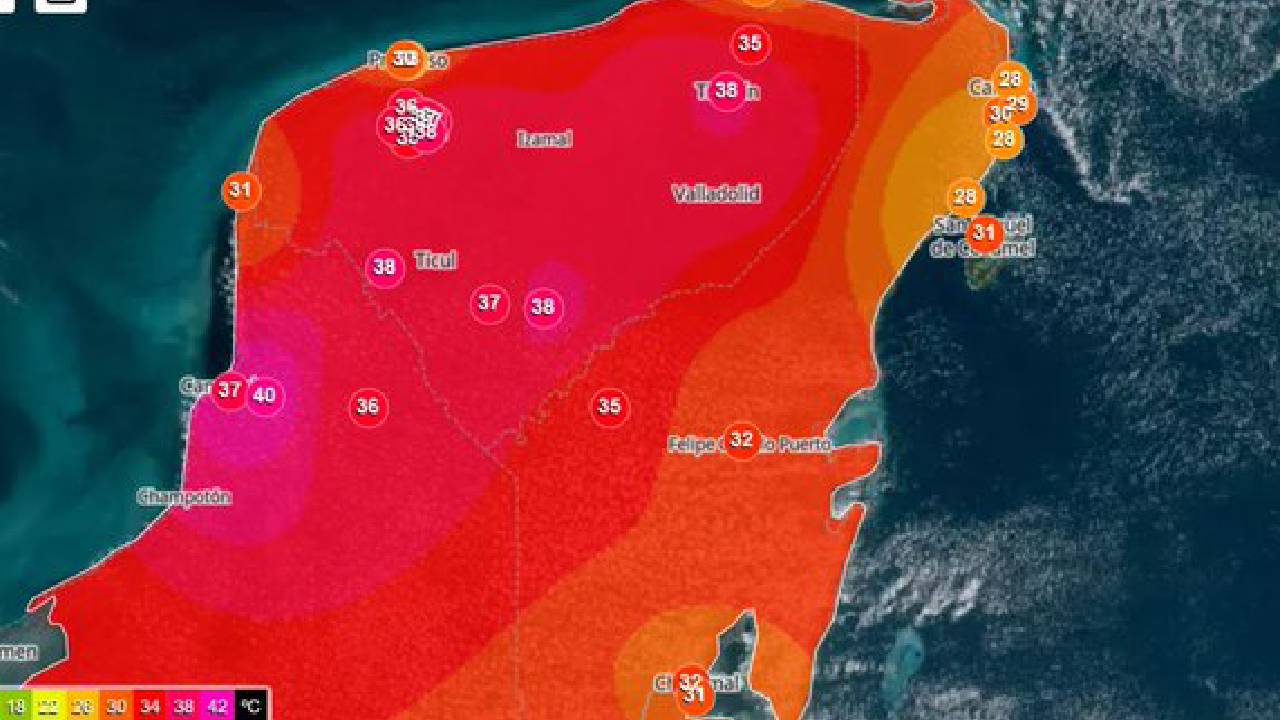 Clima en Yucatán: Fecha y hora exacta en el que Mérida alcanzará los 40 ...