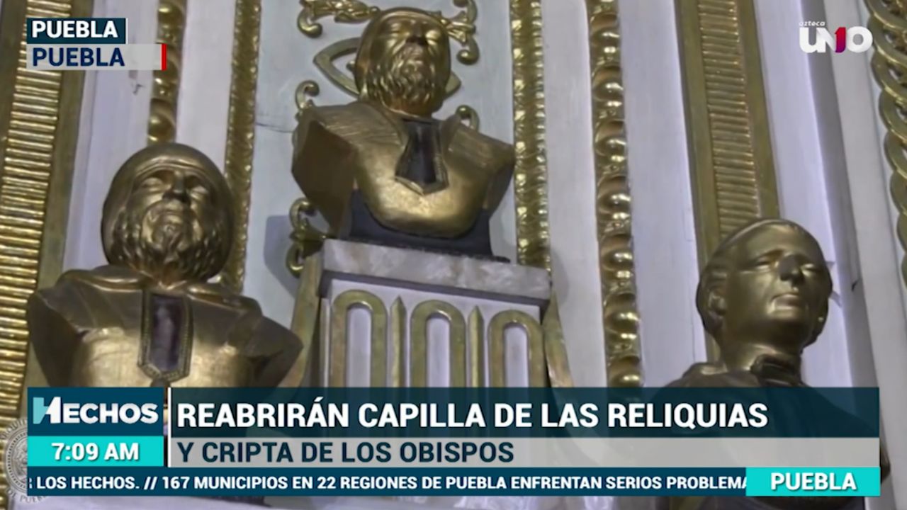 Catedral de Puebla abrirá la Capilla de las Reliquias por Todos Santos