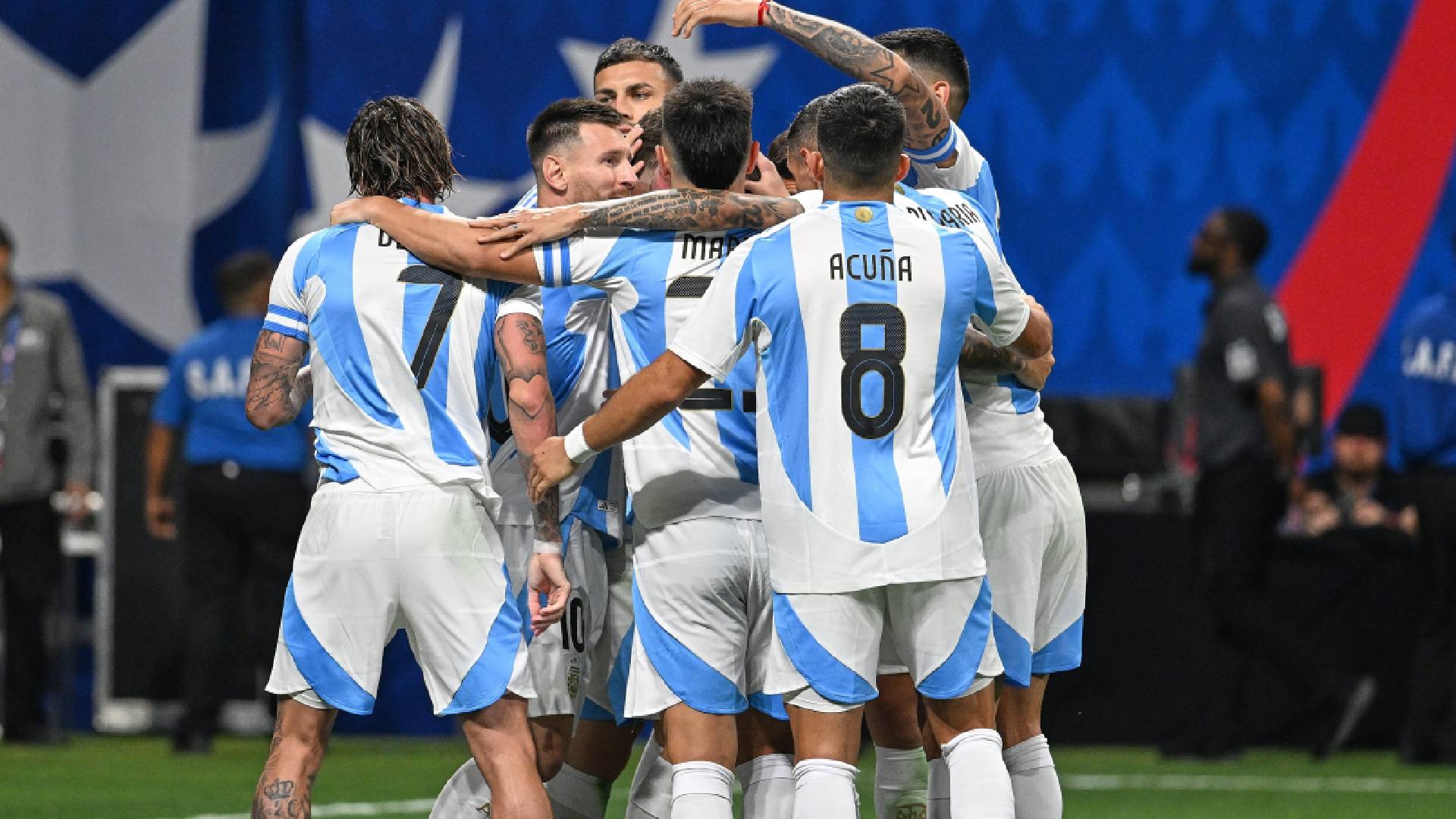 Argentina venció 2-0 a Canadá en el partido inaugural de la Copa ...