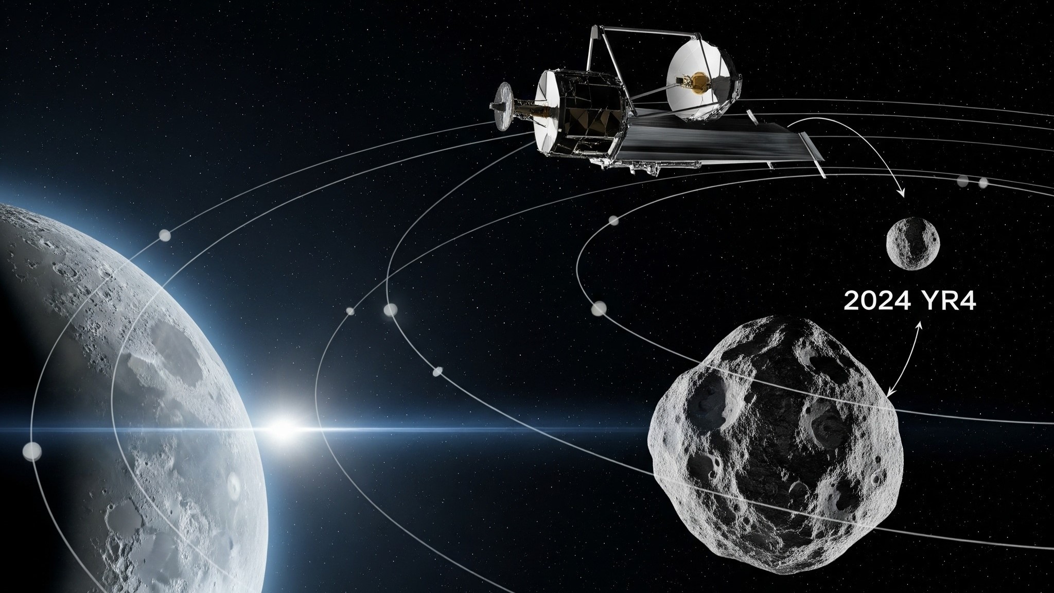 Sube la probabilidad de impacto del asteroide 2024 YR4 contra la Luna: NASA