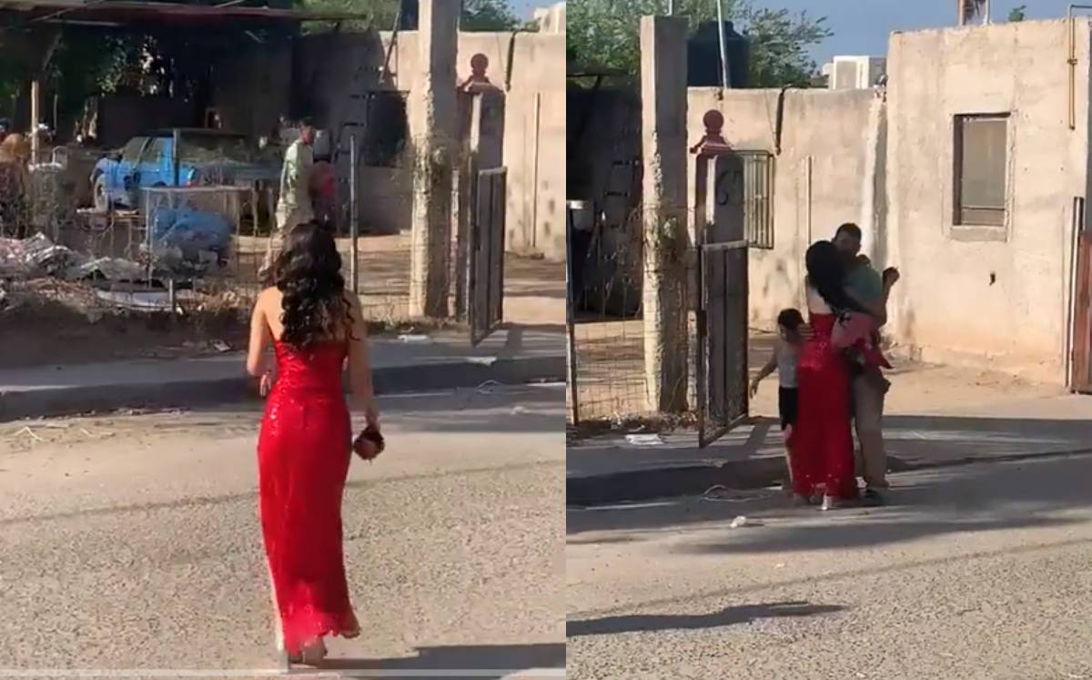 TikTok: Visita a su papá albañil tras graduación