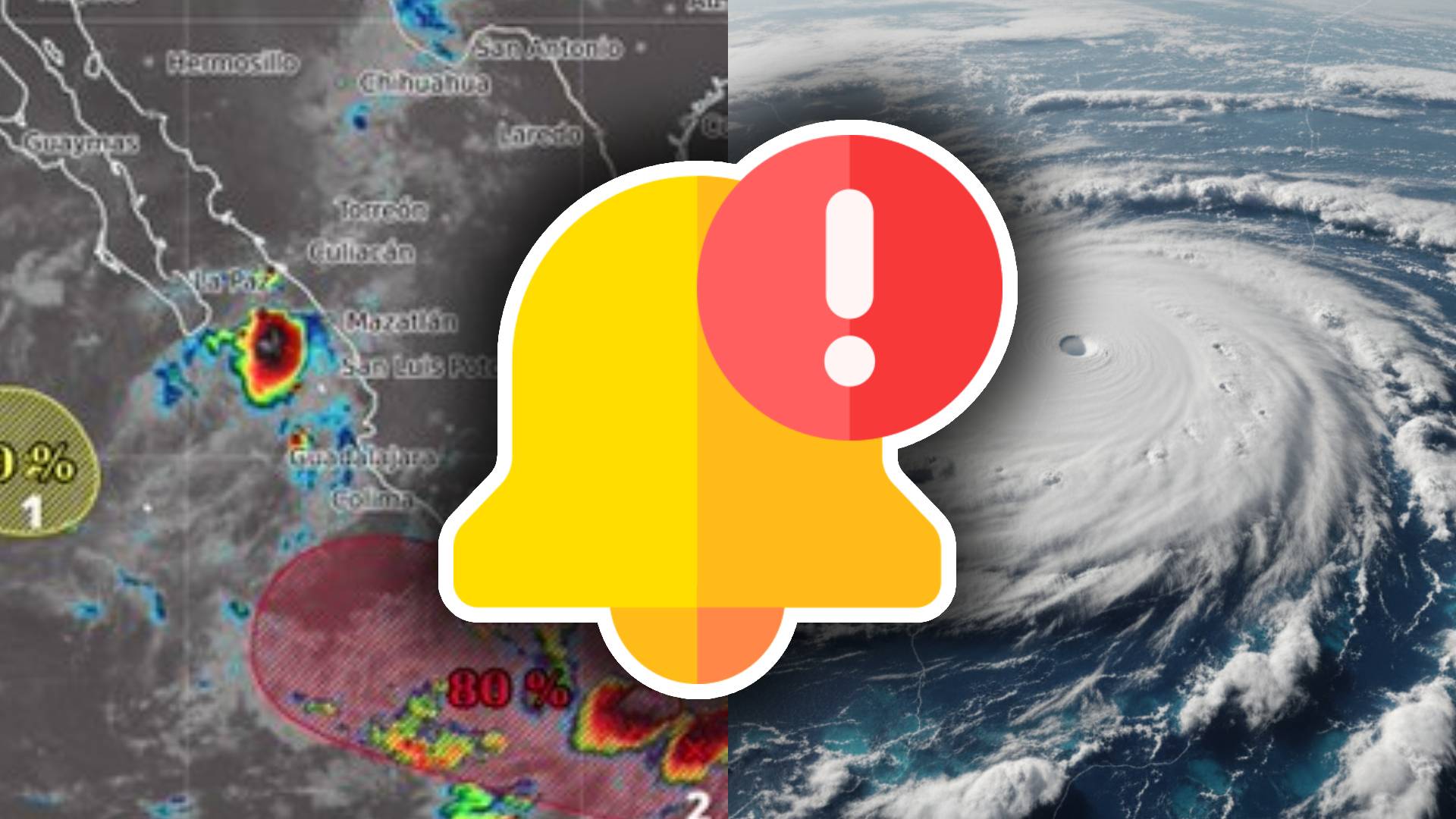 ¿Se formará el Ciclón Tropical 'Narda'? Esta es la ubicación EXACTA de las dos zonas de baja presión