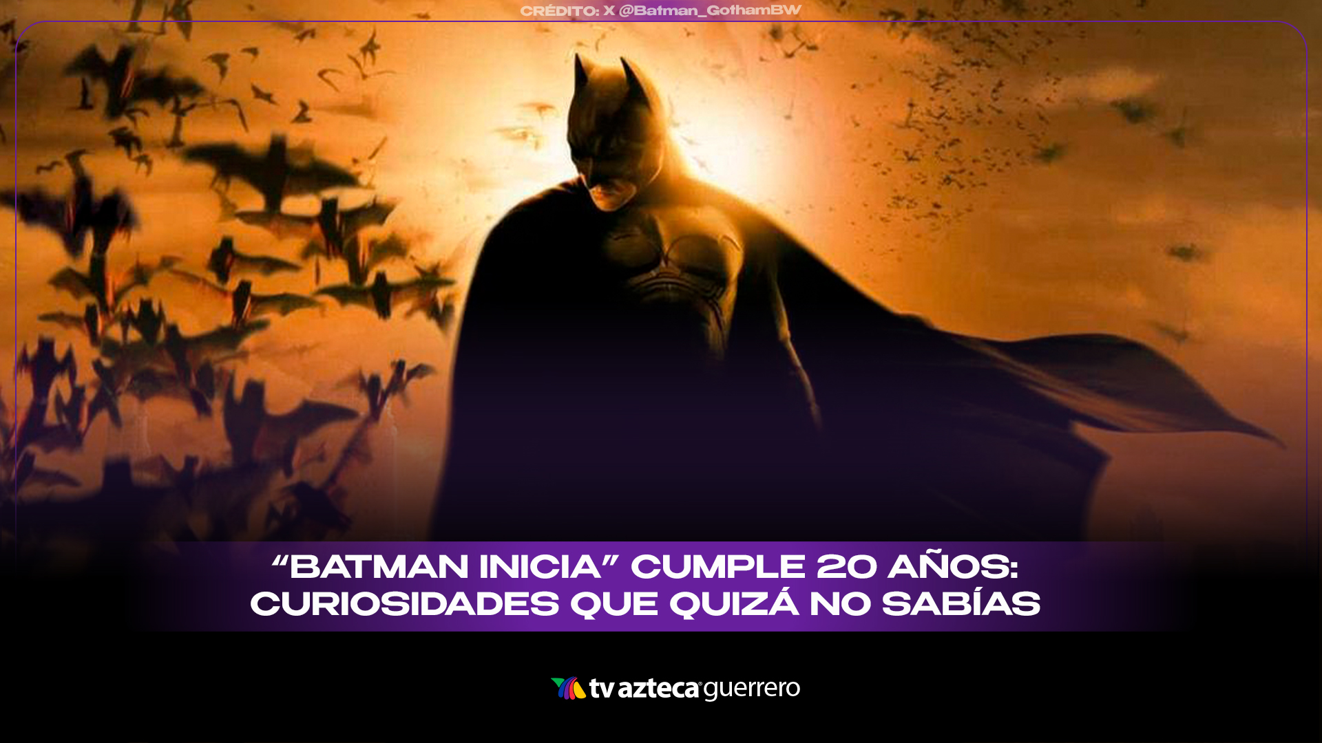 20 años de “Batman Inicia”: todo sobre la película que marcó al ...