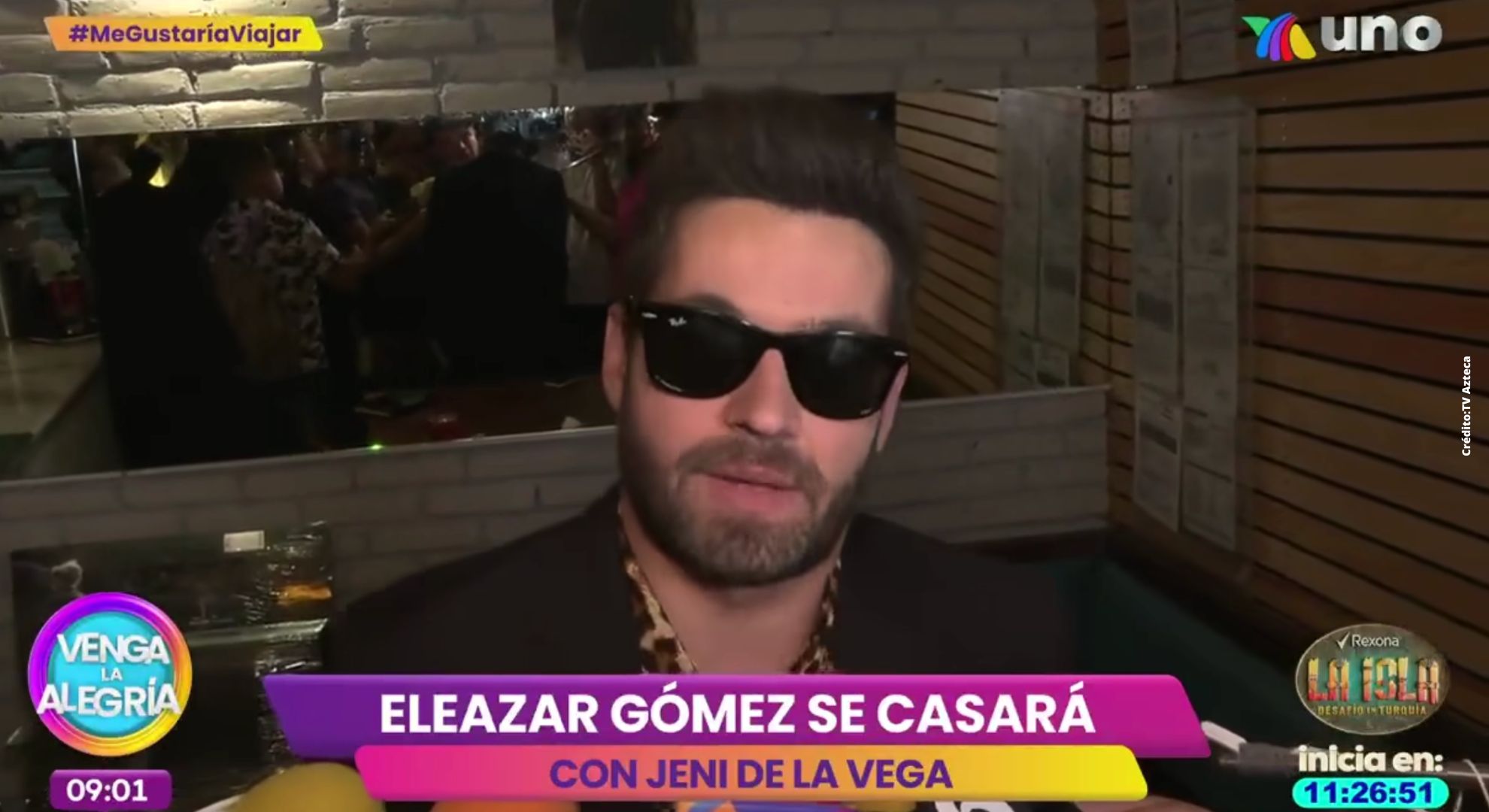 Eleazar Gómez se va a casar con Jeni De la Vega, exparticipante de Enamorándonos