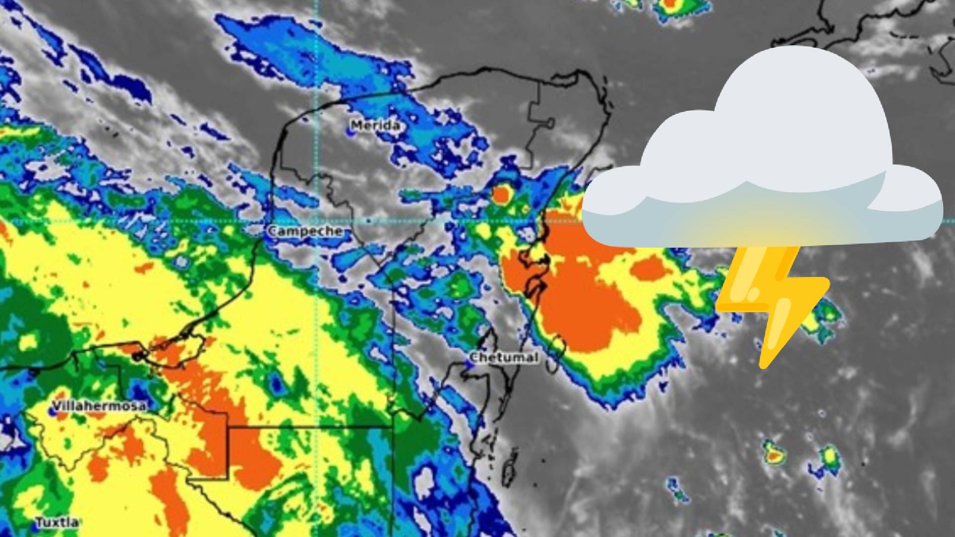 Lluvias en Quintana Roo y Cancún HOY por tormenta tropical Chris el 1 de julio