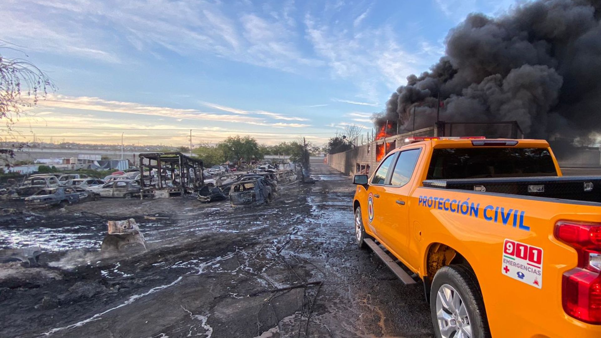 Incendio por pipa en Culiacán, ya está controlado al 90%: Protección Civil