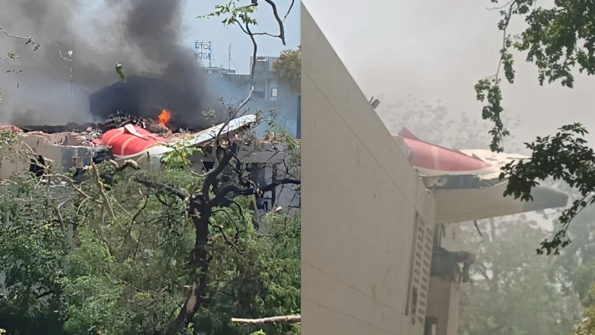 Revelan momentos en el que avión Boeing 787 de Air India se estrella ...