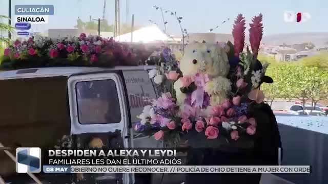 Despiden a Alexa y Leydi, dos niñas asesinadas a balazos en Badiraguato, Sinaloa