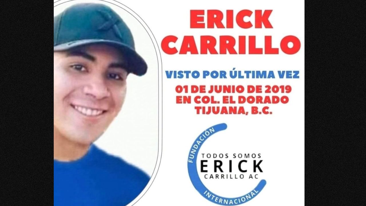 ¿Quién es Erick Carrillo, joven desaparecido en Tijuana desde 2019?