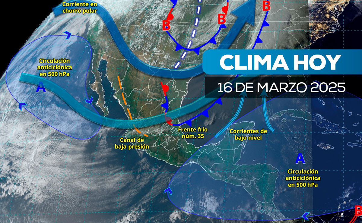 Clima Hoy domingo 16 de marzo: se esperan fuertes vientos en el norte ...