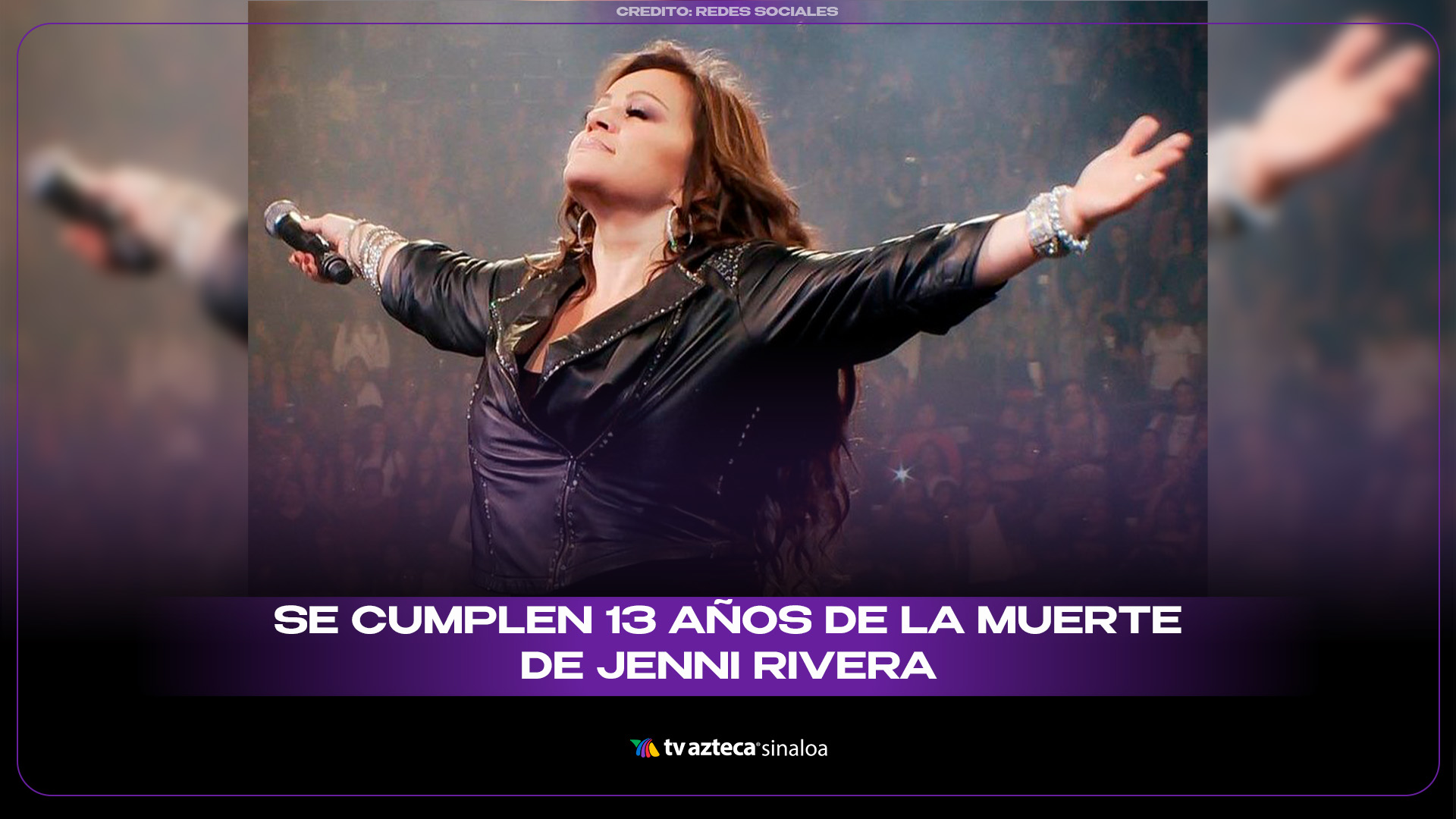 Se Cumplen 13 Años De La Muerte De Jenni Rivera Video