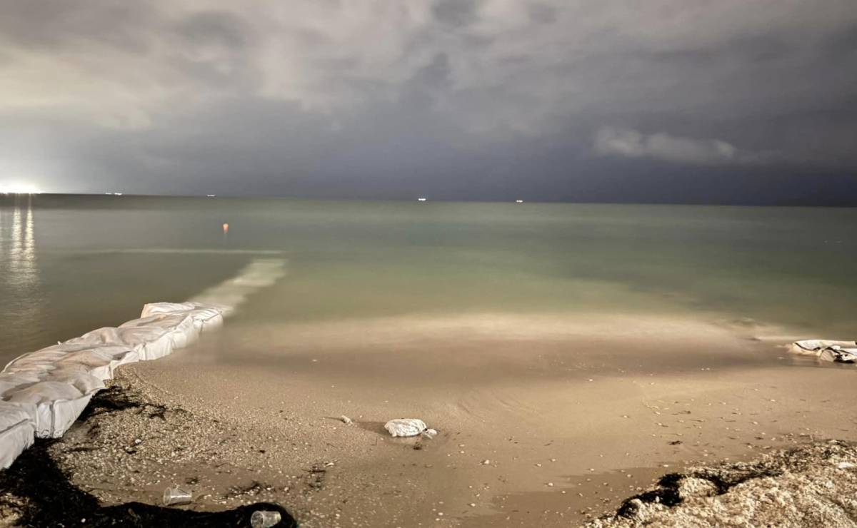 Huracán Milton: Se aleja el mar en Progreso; este municipio está en ...