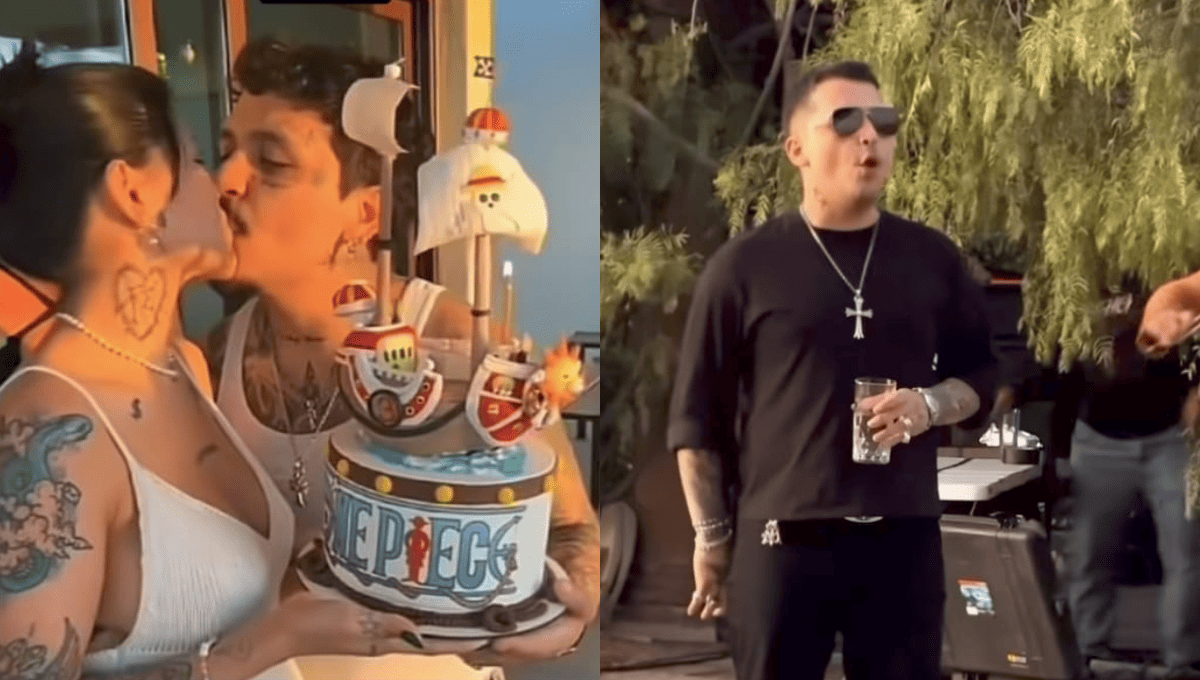 Comparan celebraciones de cumpleaños de Nodal con Cazzu y Ángela Aguilar