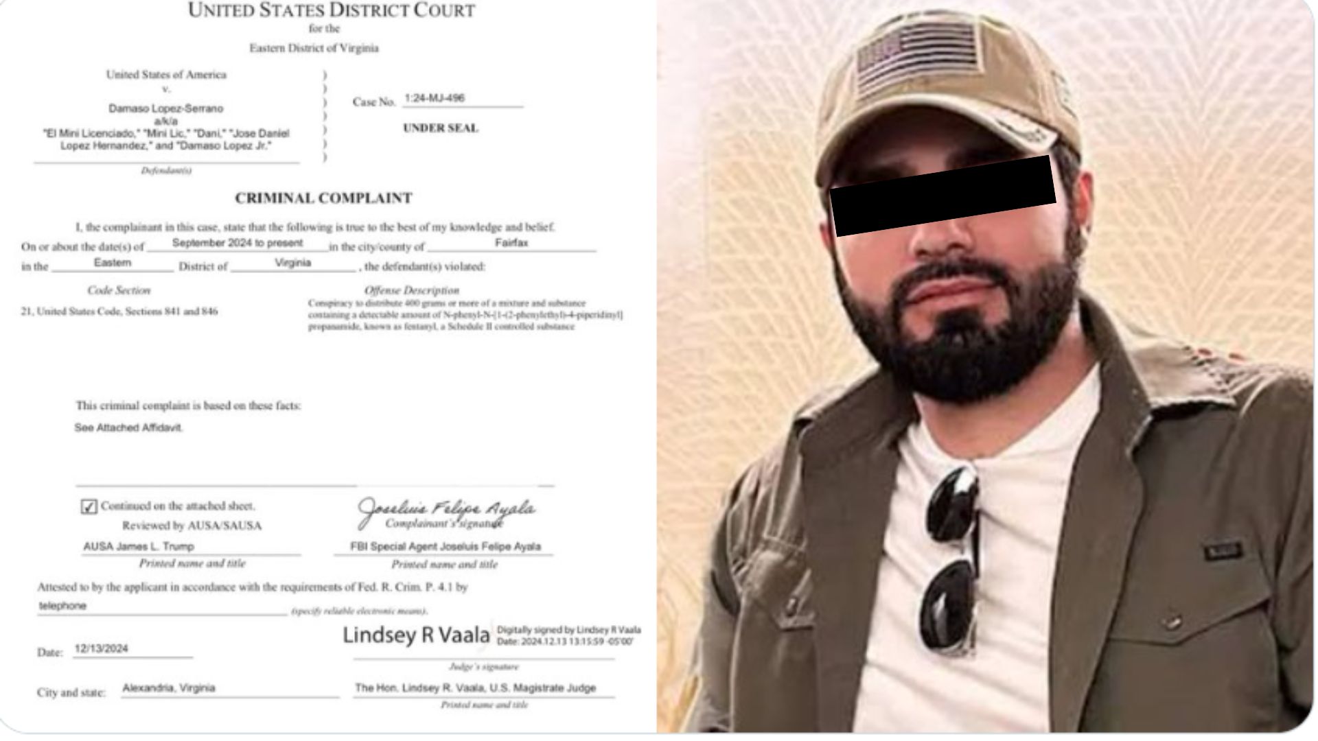 Dámaso López 'El Mini Lic' se declara culpable por tráfico de fentanilo ...