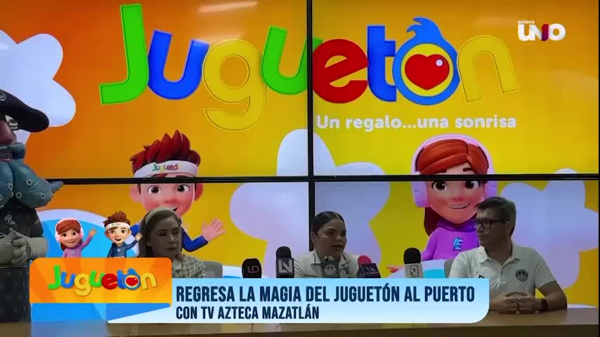 Regresa la magia del Juguetón al puerto con TV Azteca Mazatlán (VIDEO)