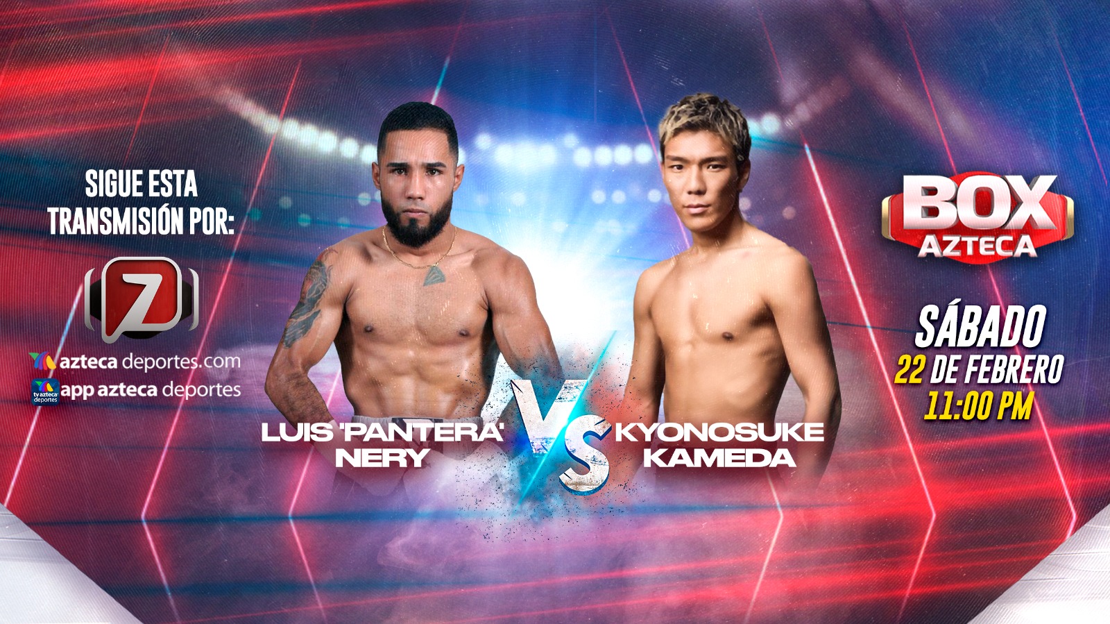 La casa del boxeo transmitirá en vivo y gratis, la pelea: Pantera Nery vs Kyonosuke Kameda