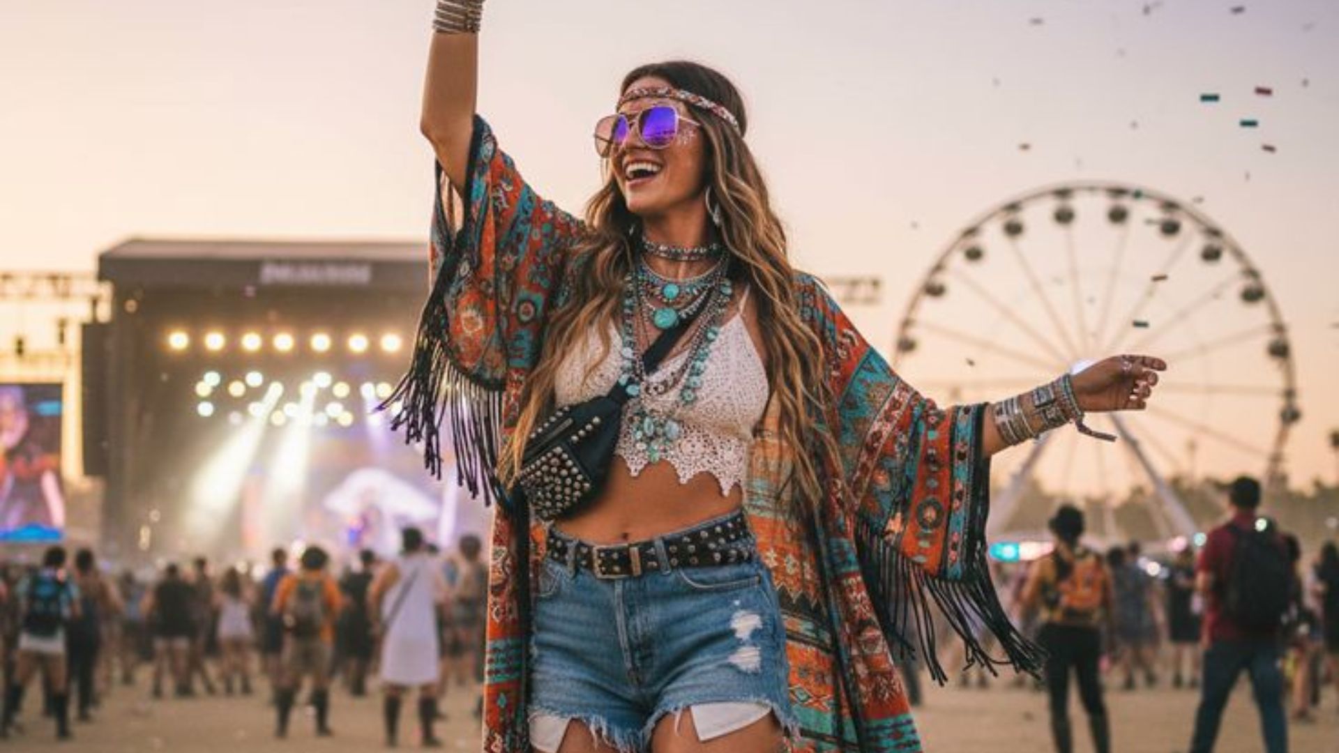 6 ideas de outfits al estilo boho chic para Coachella 2026