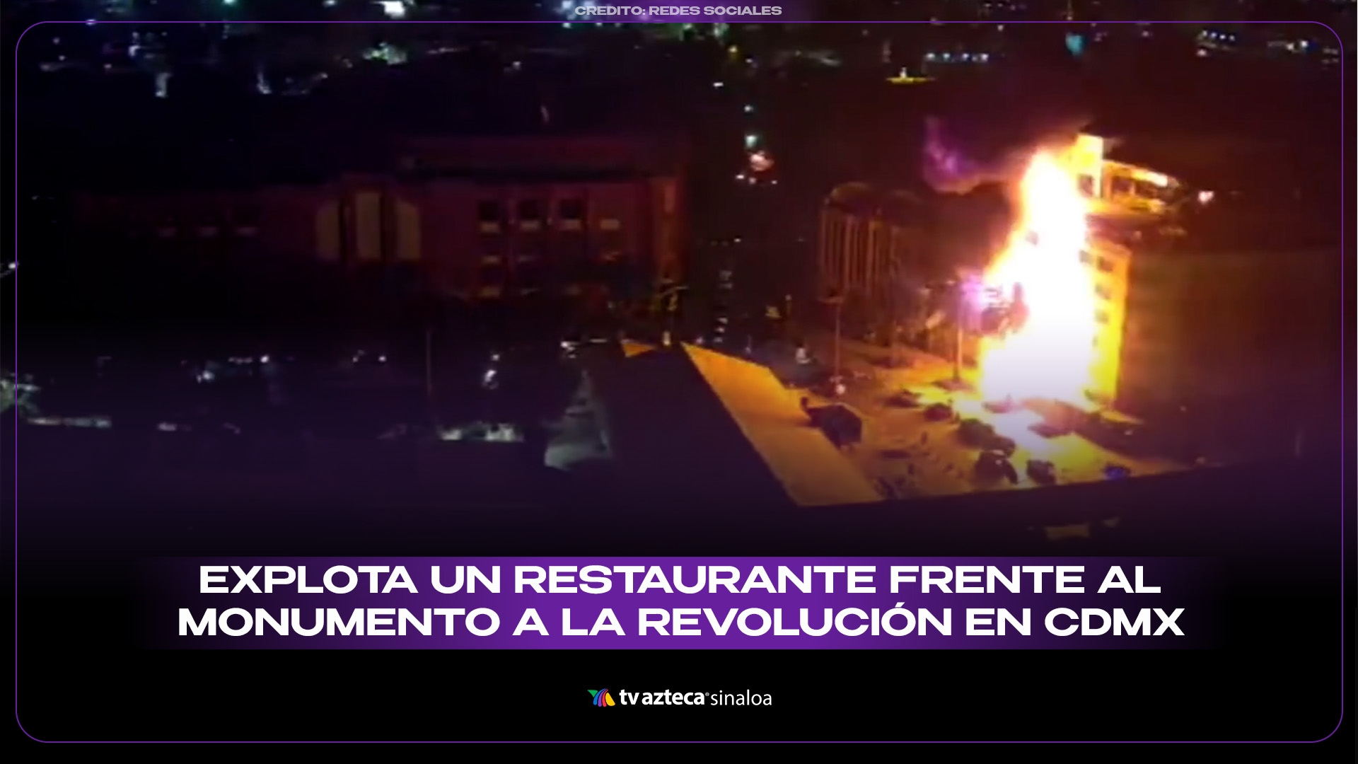Explota restaurante La Soldadera frente al Monumento Revolución en CDMX (VIDEO)